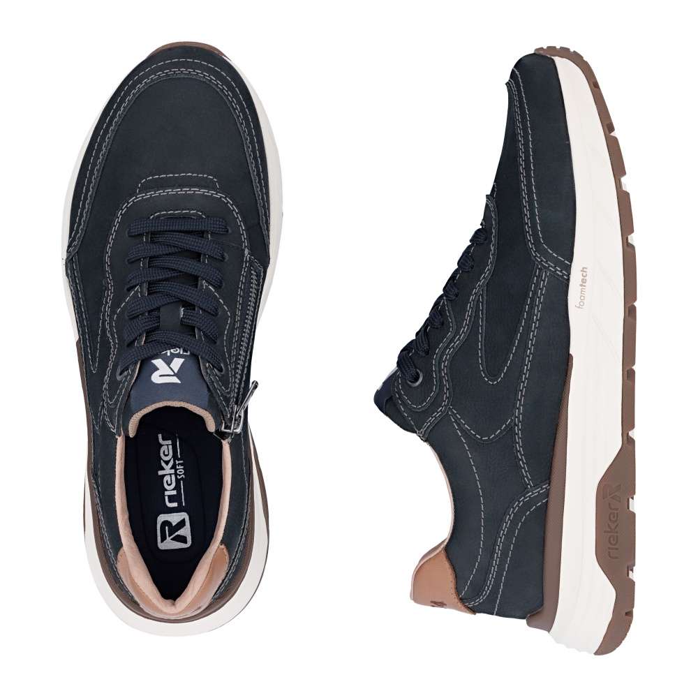 Pánské tenisky RIEKER 06100-14 modrá S6 | Rieker-eshop.cz