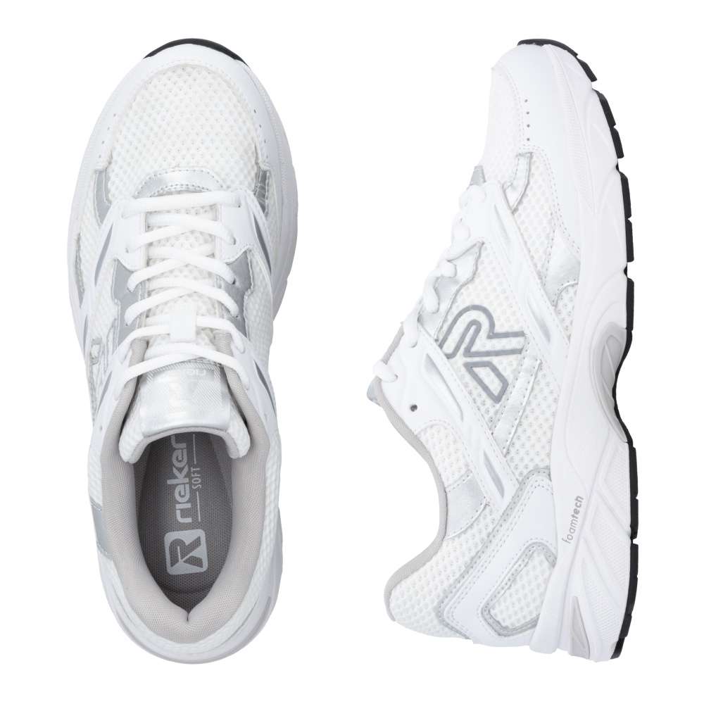 Dámské tenisky RIEKER W4200-81 bílá S6 | Rieker-eshop.cz