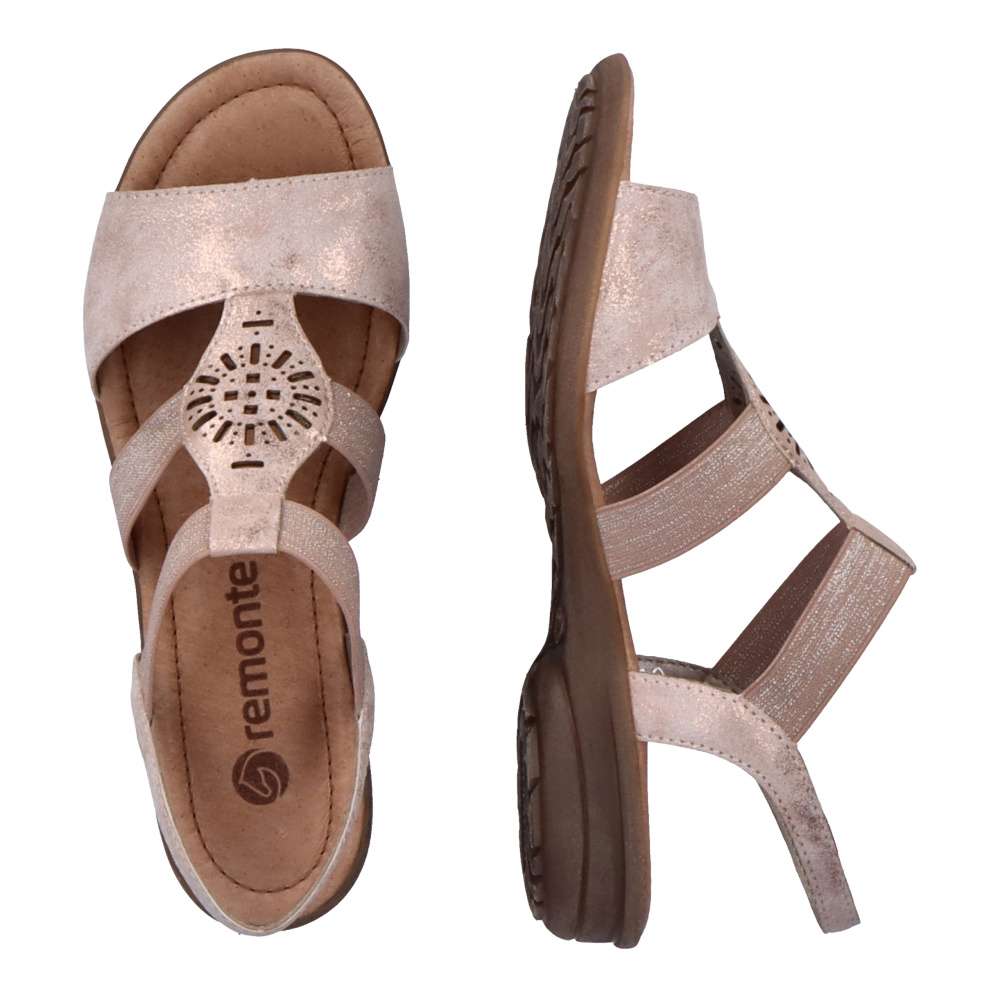 Dámske sandále REMONTE R3666-31 ružová S3 | Rieker-eshop.sk